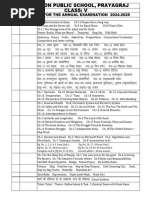 Class 2 Syllabus Overview 2024-2025 | PDF