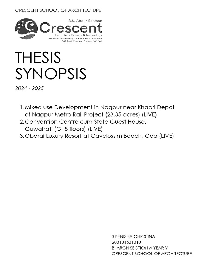 Thesis | PDF | Mixed Use Development | Infrastructure