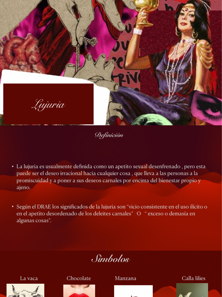 Símbolos y Conceptos de Lujuria | PDF