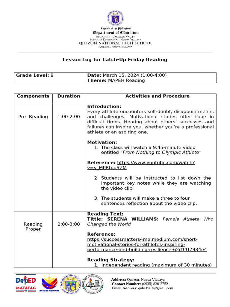 CUF-DLL-MAPEH | PDF | Learning | Behavior Modification