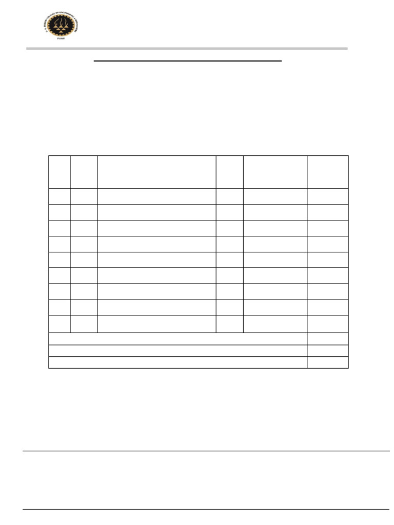 Manual Course Registeration Form | PDF