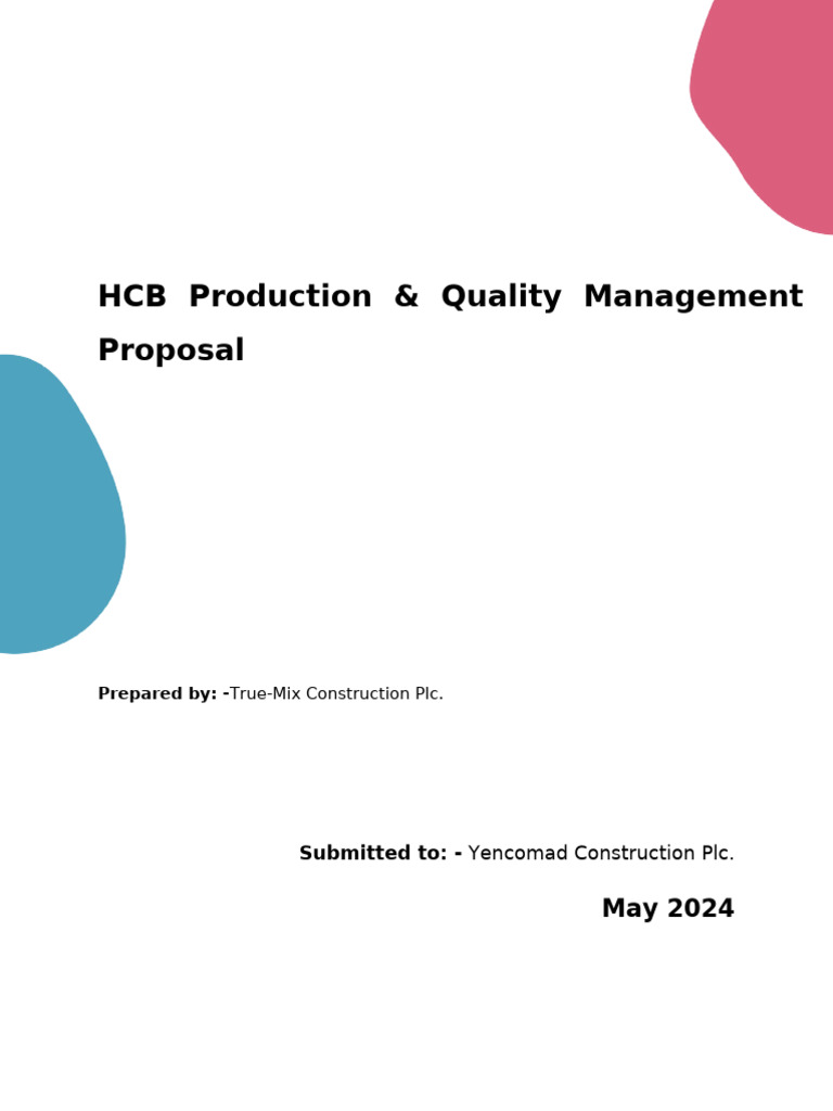 Submitted (HCB) Yenco Pro | PDF | Concrete