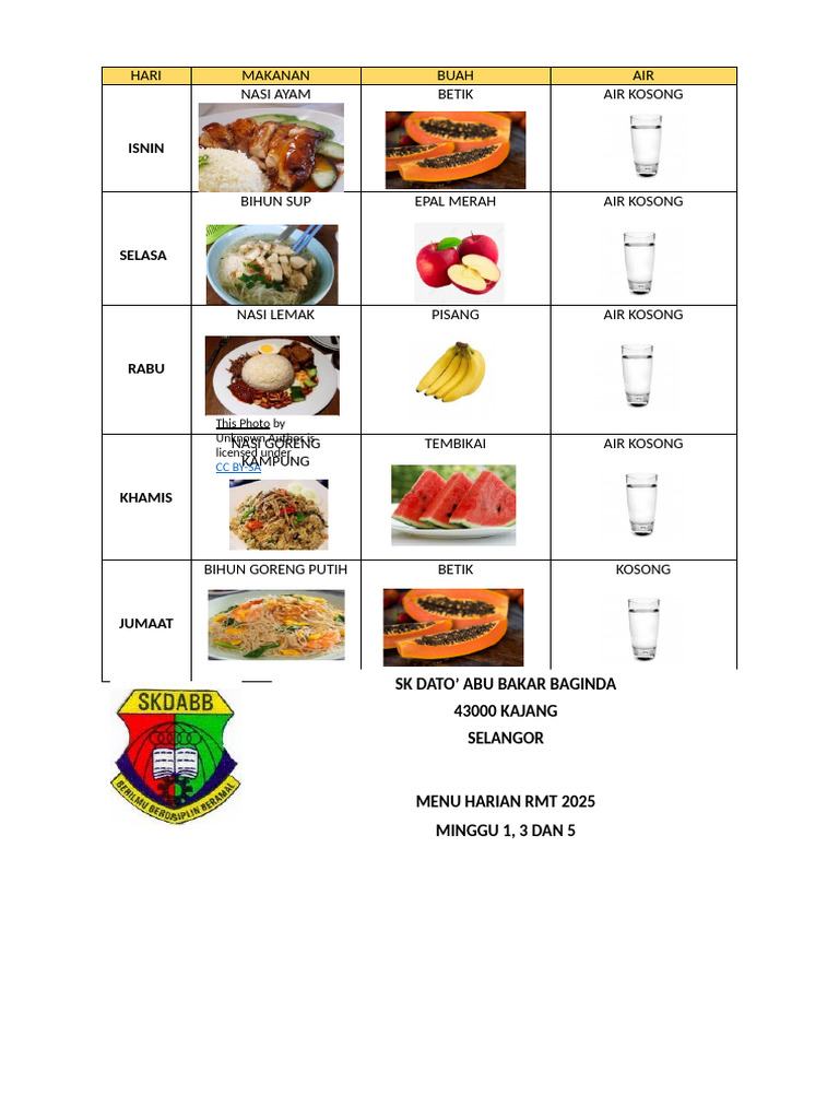 MENU RMT 2024-editBaru | PDF