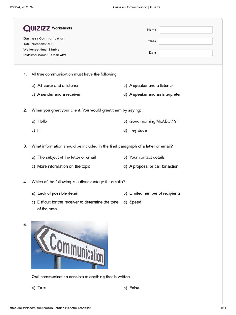 Active Listening in Business Communication | PDF | Communication | Nonverbal Communication