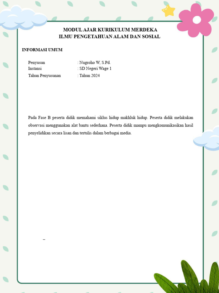 Bab - 1. - Ayo, - Kenali - Hewan - Diskitar - Kita (1) Nug | PDF