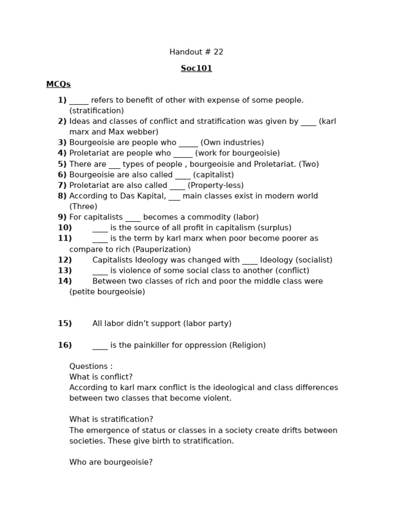 Soc101 h22 | PDF