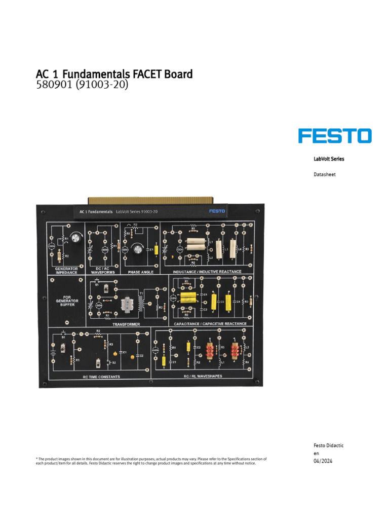 AC 1 Fundamentals FACET Board | PDF | Electrical Impedance | Inductance