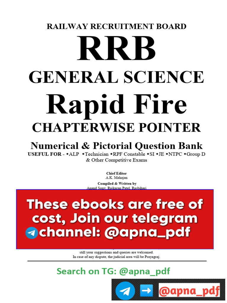 RRB General Science Rapid Fire 2025 | PDF | Leaf | Electricity