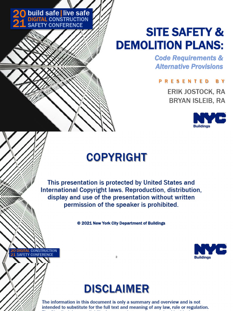 Demo Site Safety | PDF | Demolition | Civil Engineering