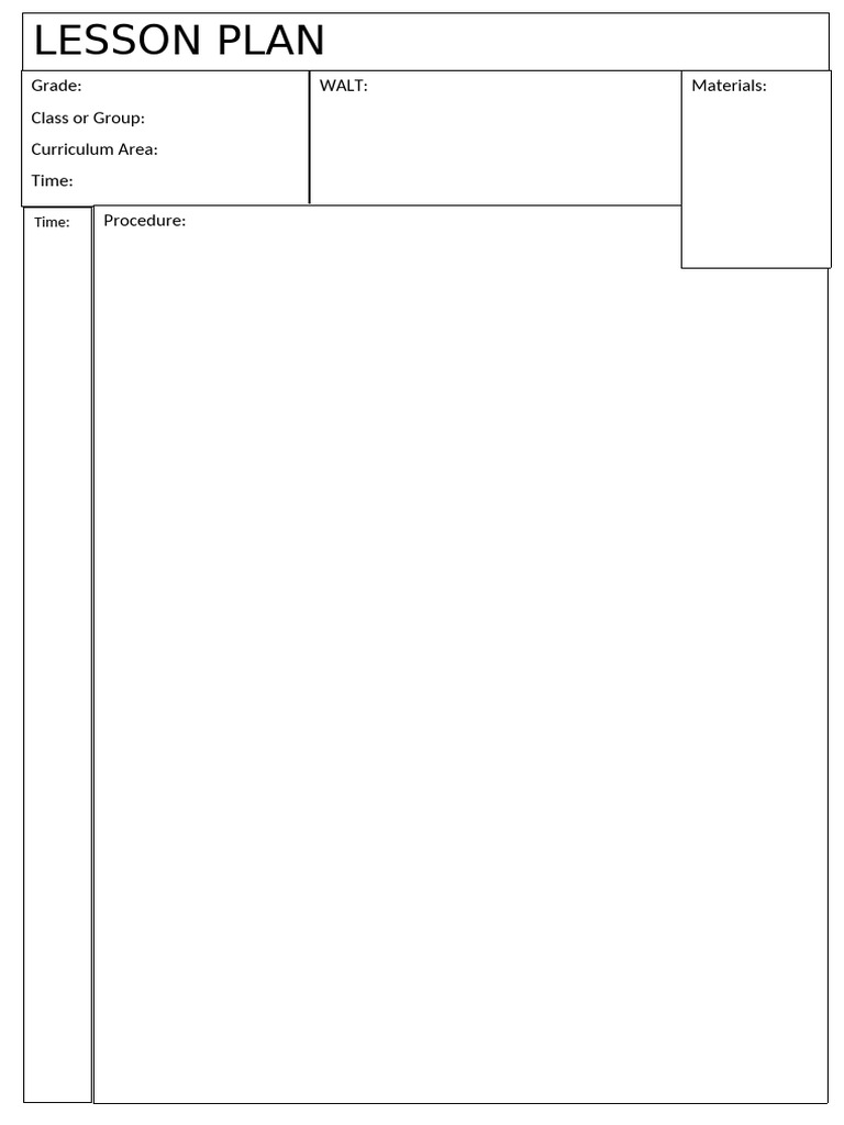 Lesson Plan Sheet 2 (Sum + Form) | PDF