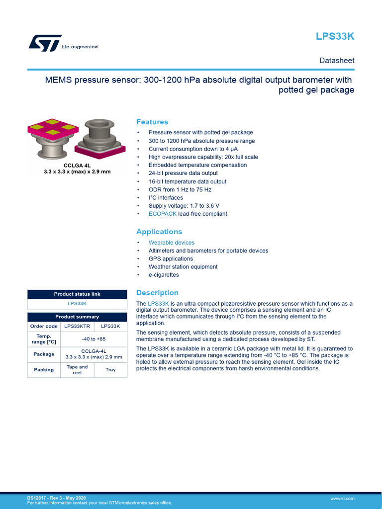 lps33k | PDF | Booting | Computer Engineering