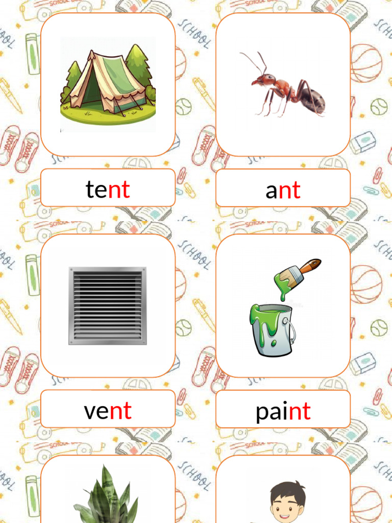 Consonant Blend (NT) | PDF