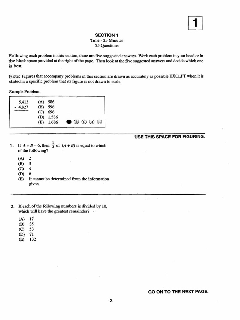 SSAT Real Test 4 | PDF