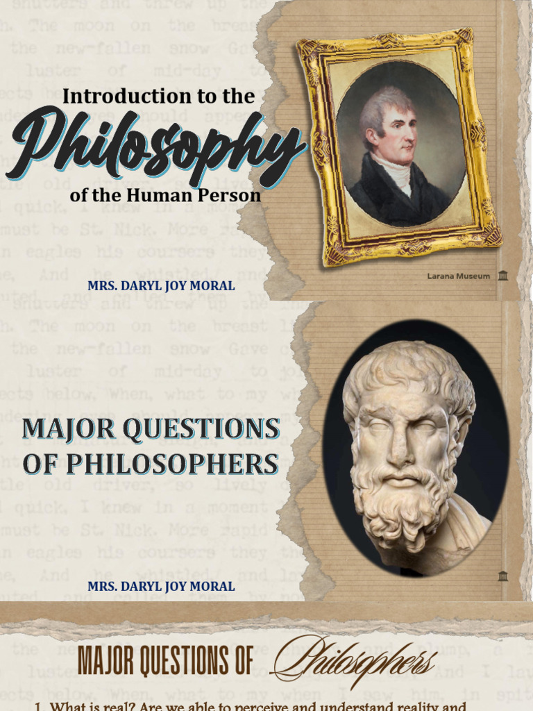 Major Philosophical Questions Explored | PDF | Knowledge | Reality
