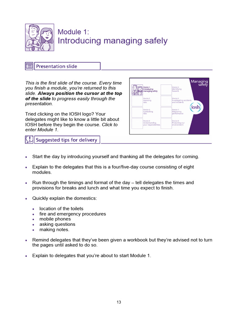 TN Module 1 | PDF | Occupational Safety And Health