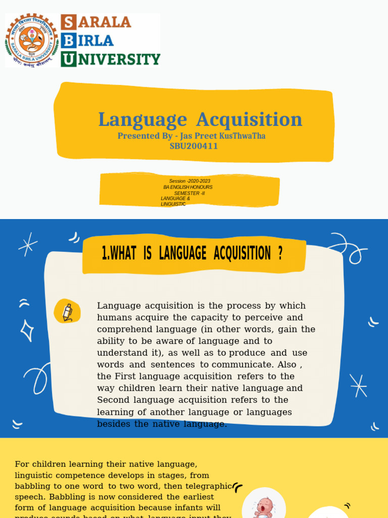 Language Acquisition Theories | PDF | Language Acquisition | Fluency