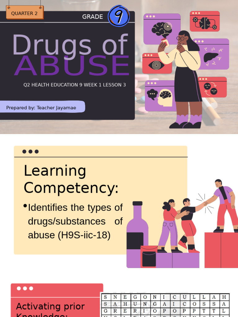 Types of Drugs and Substance Abuse | PDF | Drugs | Stimulant