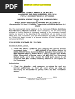 CAC Form 1.1: Company Registration Guide | PDF | Notary Public | Common Law