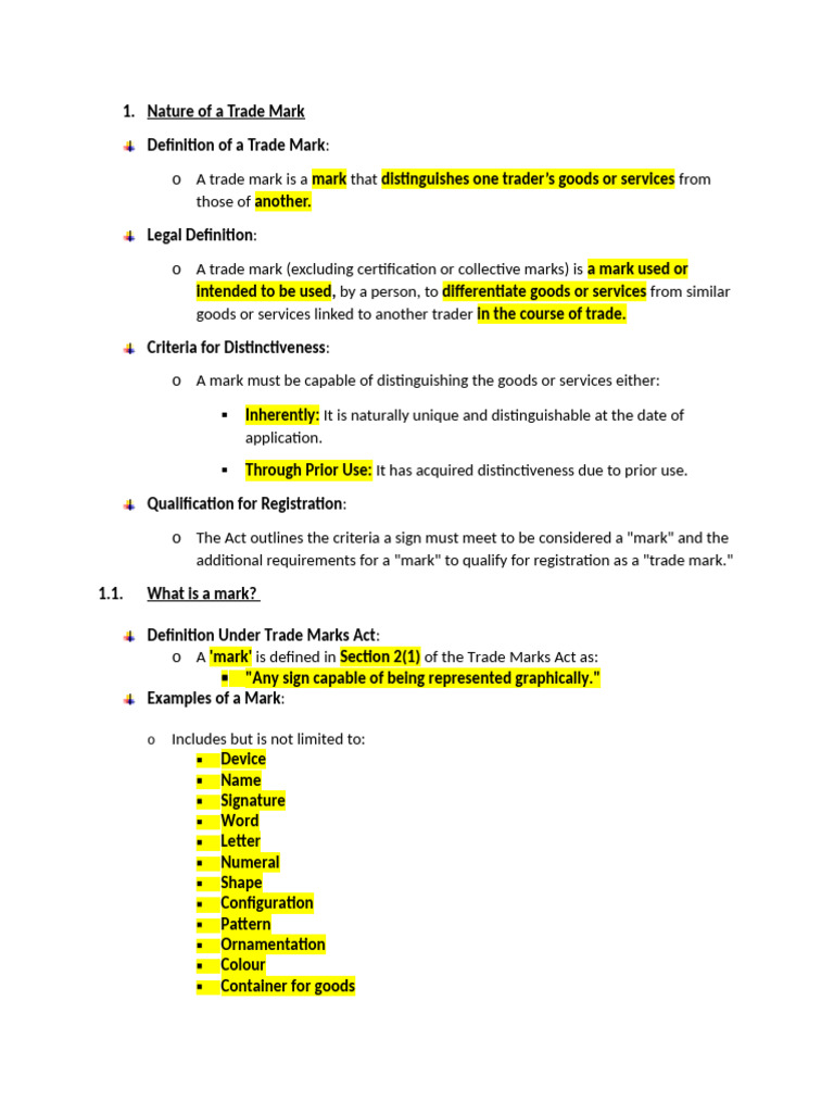 Dean and Dyer AI assisted summary | PDF | Trademark | Definition