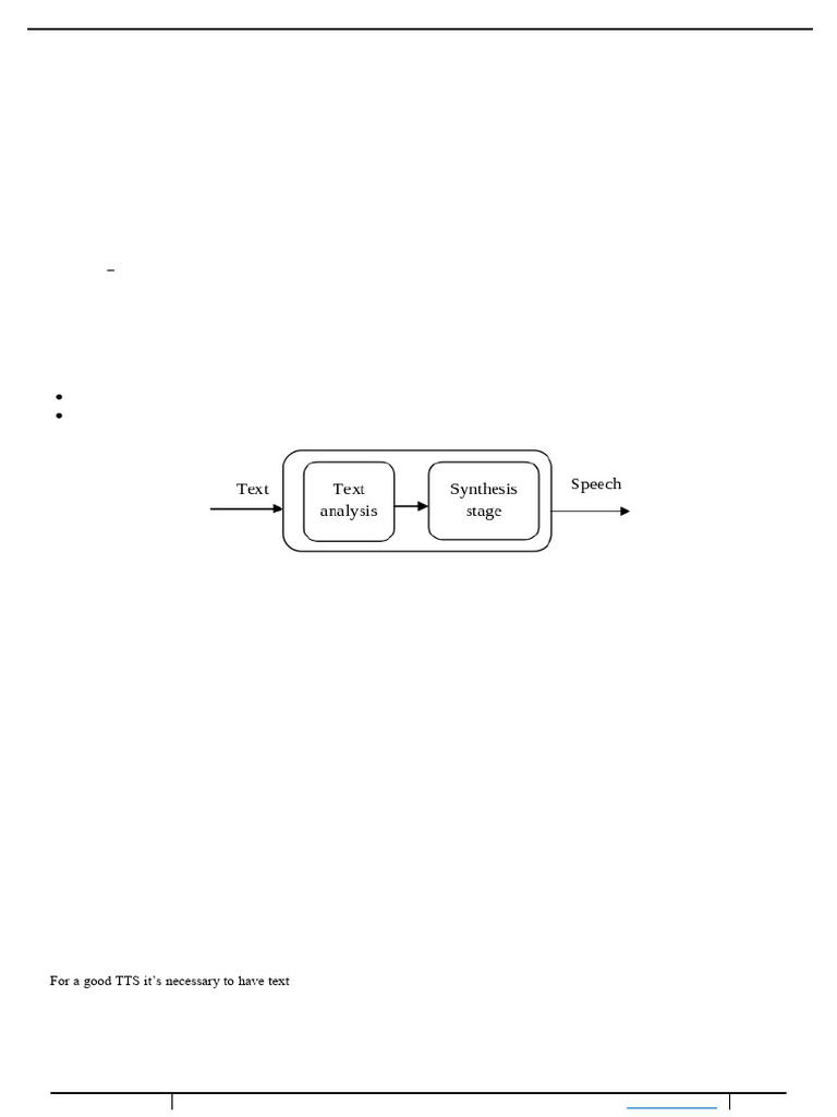 A Study of Text To Speech Systems For | PDF | Speech Synthesis ...