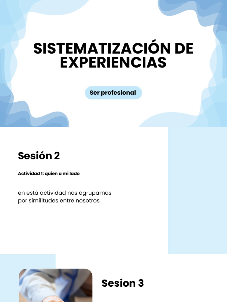 Sistematización de Experiencias | PDF