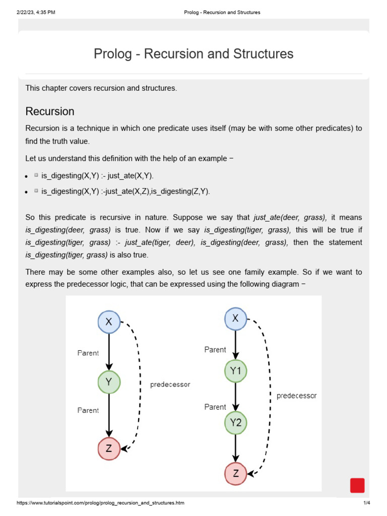 Prolog - Recursion and Structures | PDF | Mathematical Logic | Computer ... Prolog - Recursion and Structures | PDF | Mathematical Logic | Computer ...