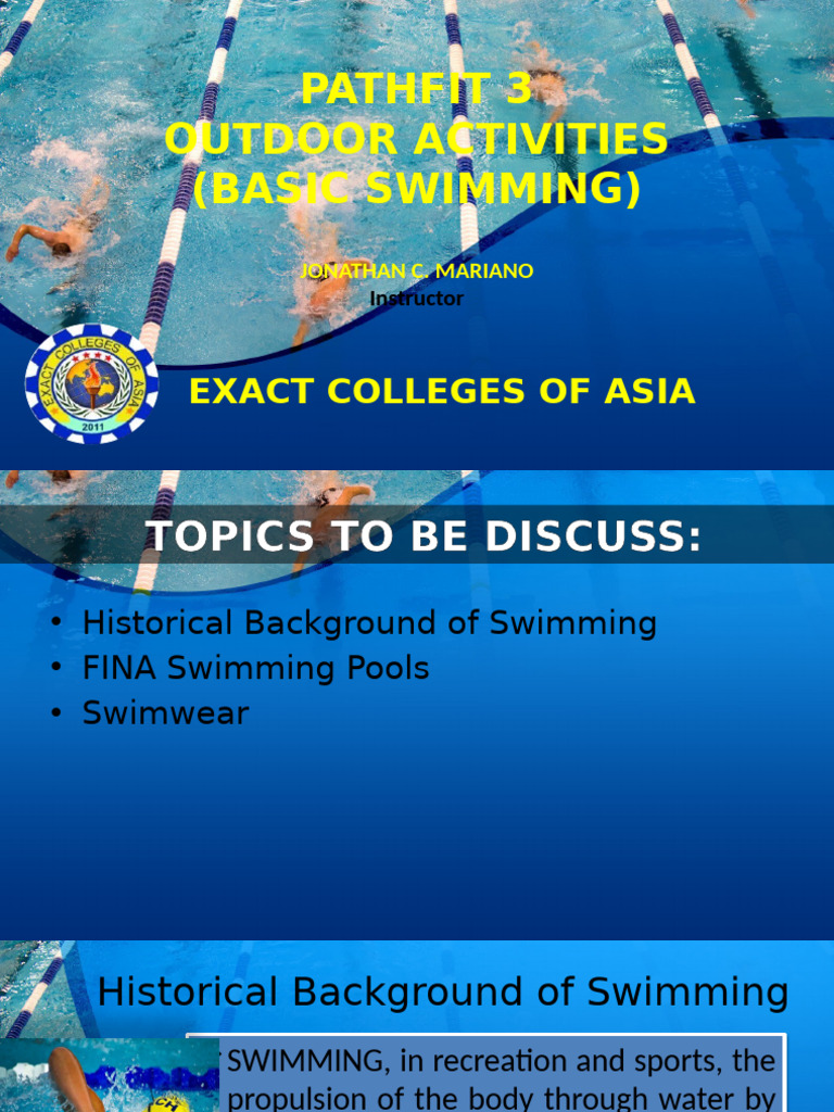 Historical Overview of Swimming | PDF | Swimming | Swimsuit
