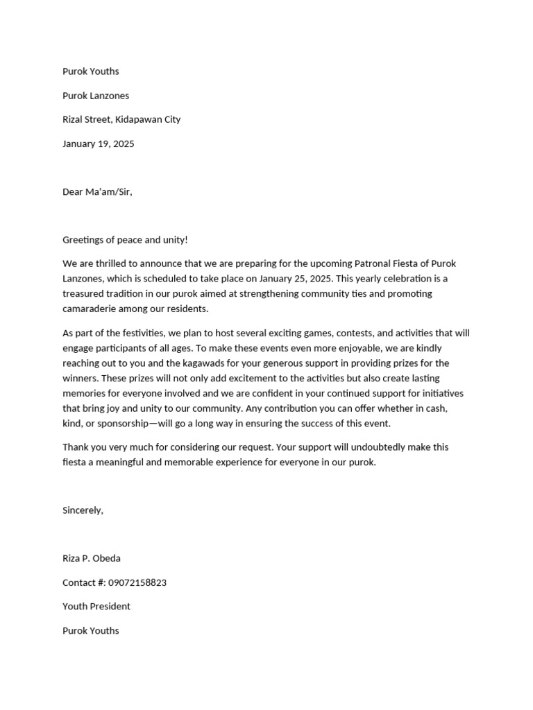Purok Youths-WPS Office F | PDF