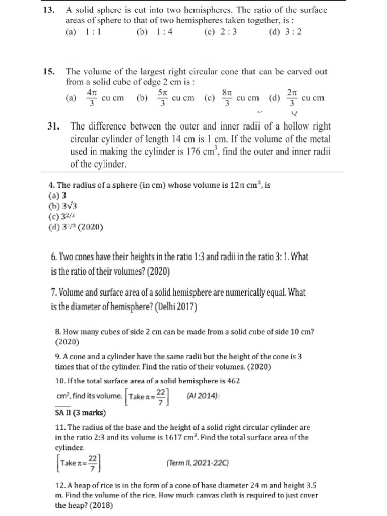 Important Questions | PDF