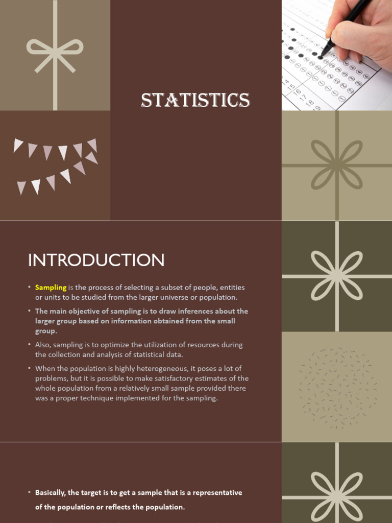 Understanding Sampling And Data Types Pdf Sampling Statistics
