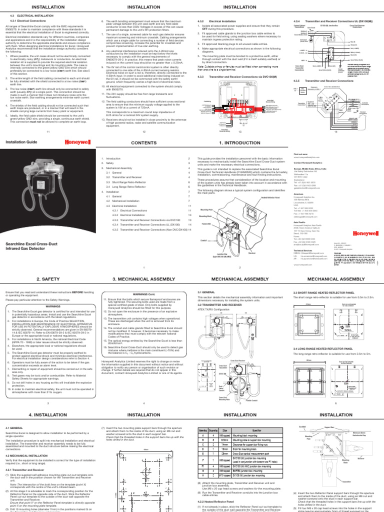 Sps His Searchline Excel Cross Duct Installation Guide | PDF ...