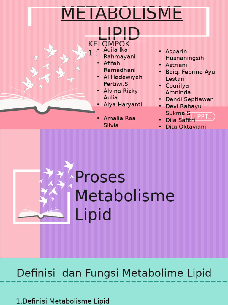 METABOLISME LIPID.pptx | PDF