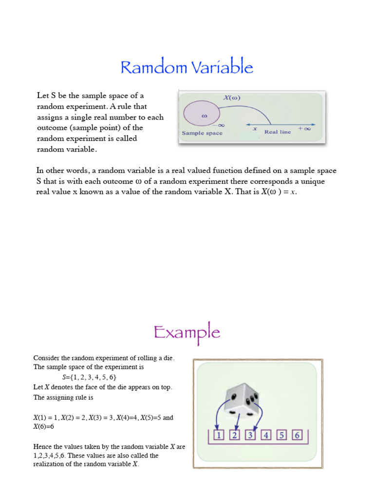9-Random variable-22-01-2025 | PDF | Random Variable | Probability Distribution
