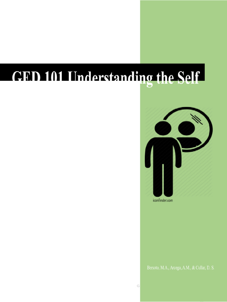 Ged 101 Understanding The Self | PDF | Id | Soul