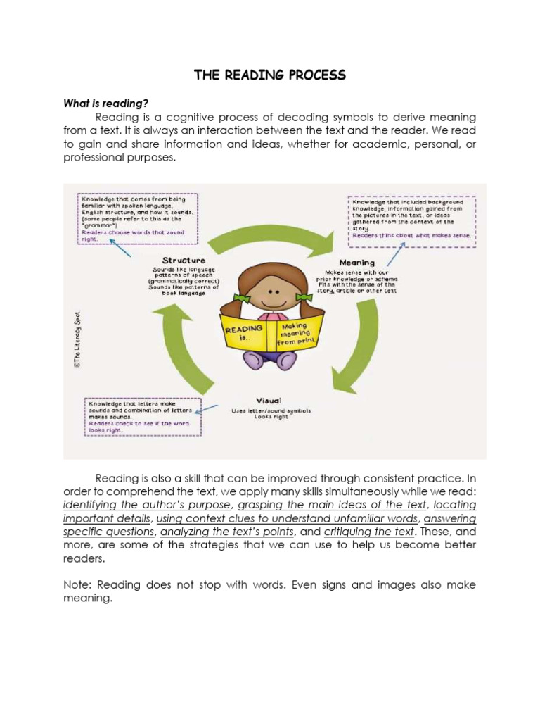 The Reading and Reading Strategies | PDF | Cognition | Human Communication