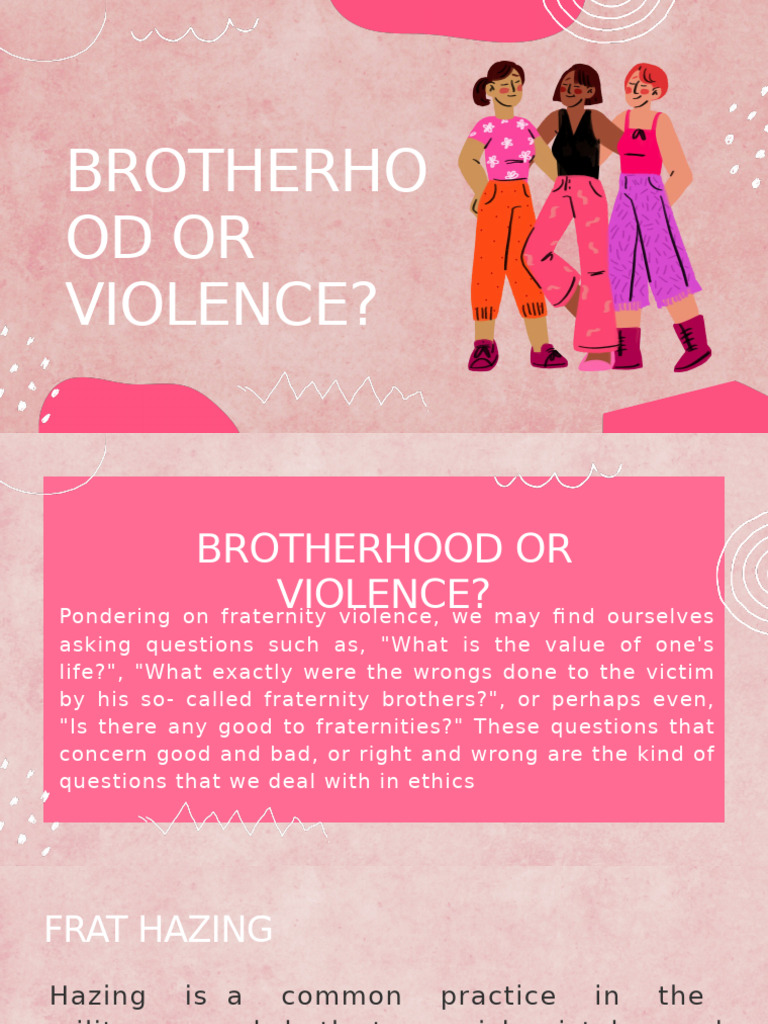 Fraternity Hazing and Violence Issues | PDF | Fraternities And ...
