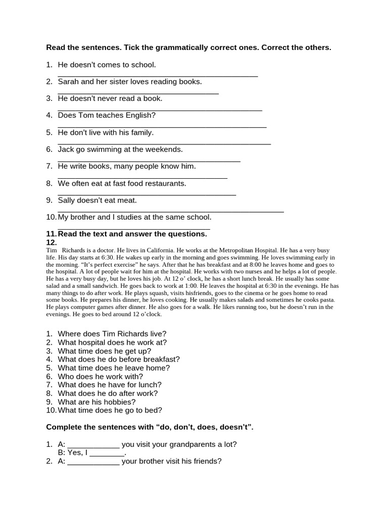 9 th grade worksheet | PDF