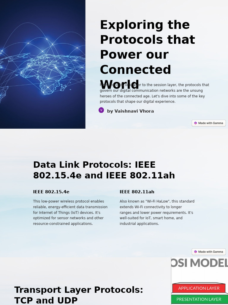 Exploring The Protocols That Power Our Connected World | PDF | Internet ...