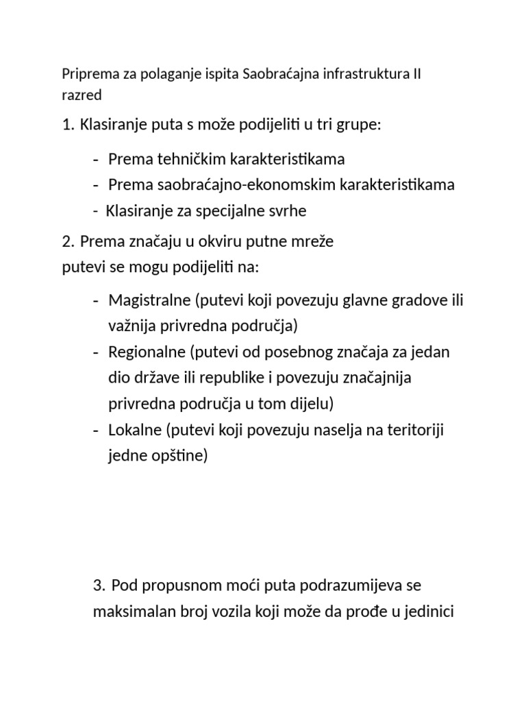 Priprema Za Polaganje Ispita | PDF