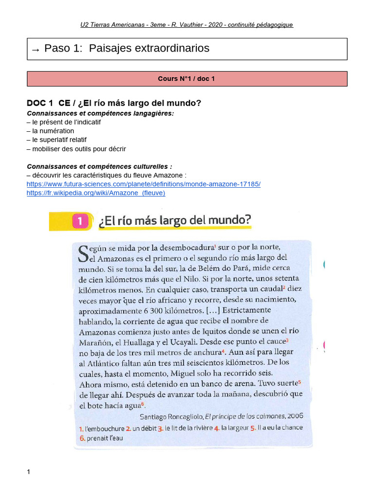 3eme Paso 1 Amazonas | PDF
