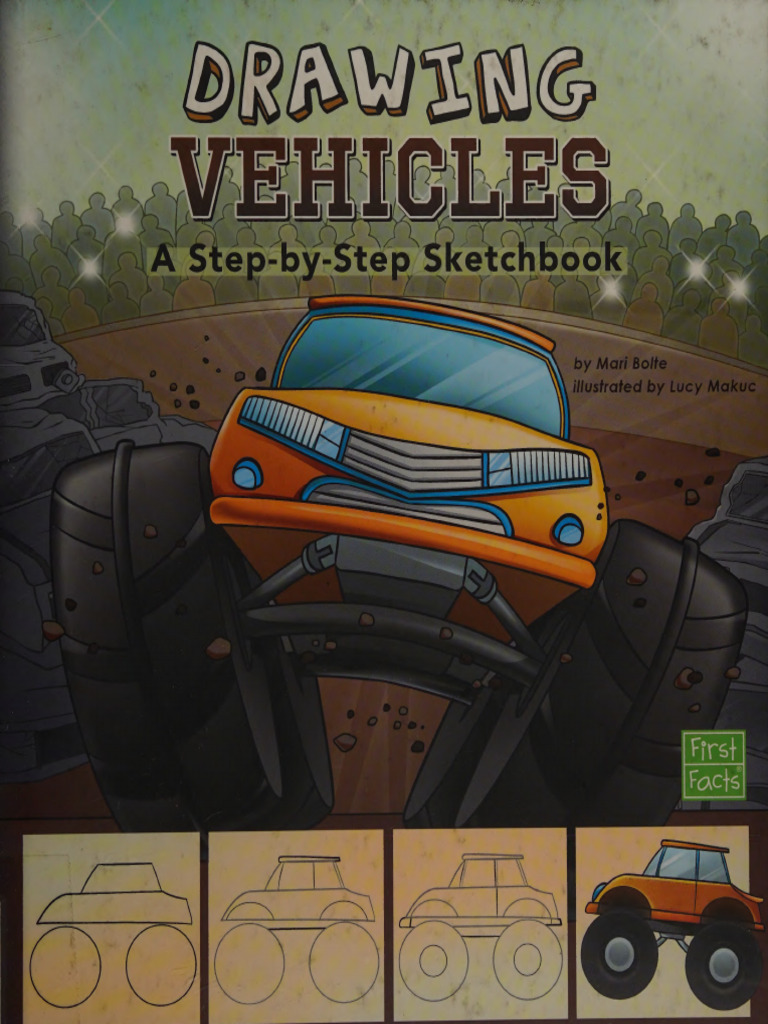 Step-by-Step Vehicle Drawing Guide | PDF | Shape | Pencil