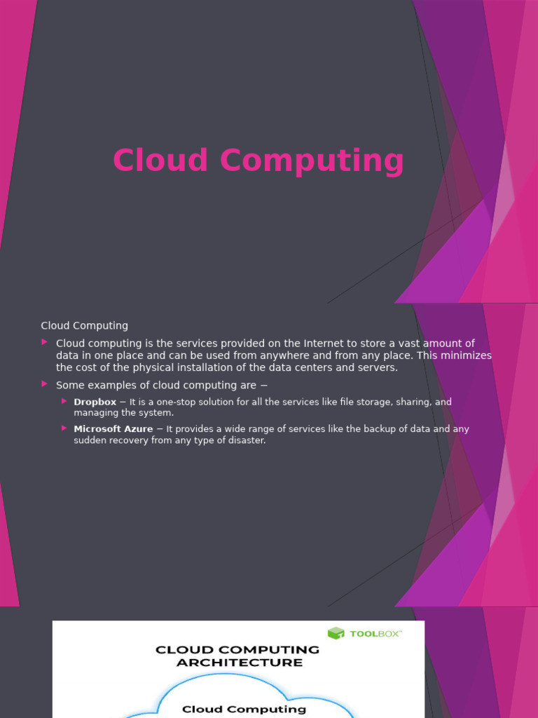 Unit 2.1 - Introduction To Cloud Computing | PDF | Cloud Computing ...