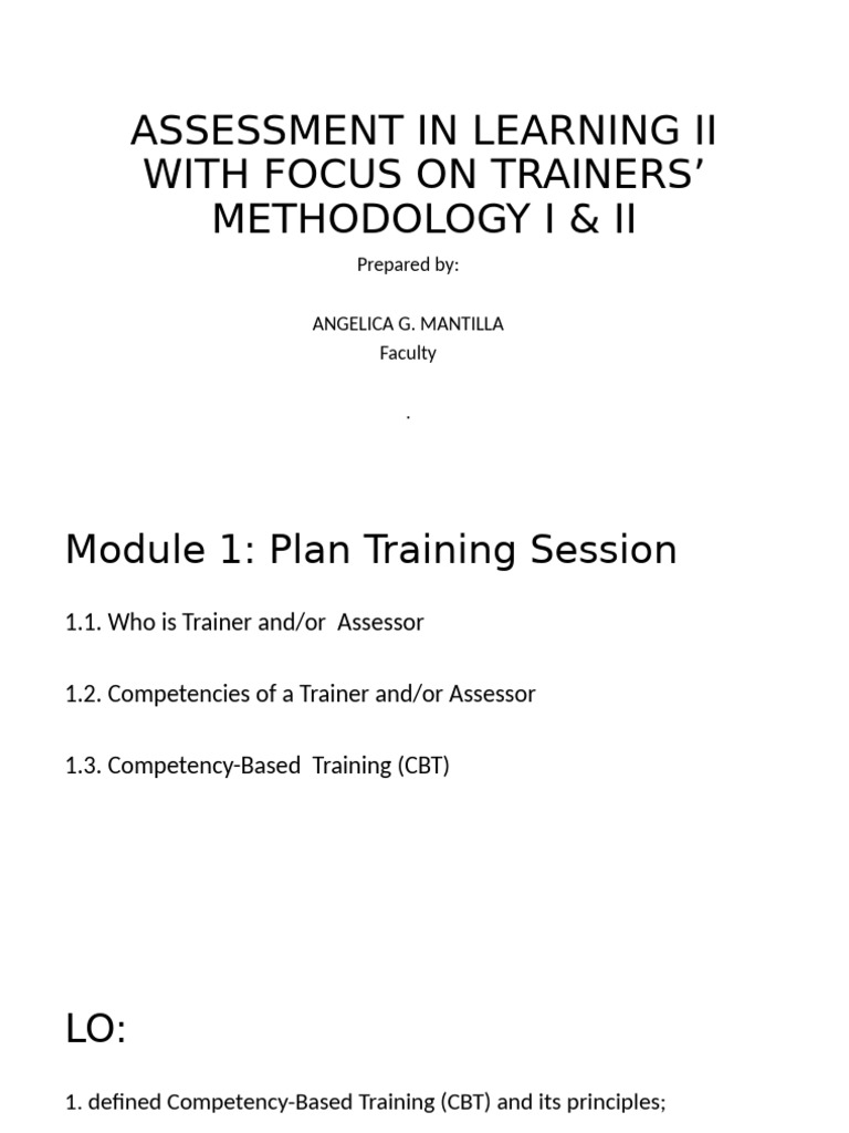 Asl 2 m1 | PDF | Learning | Behavior Modification