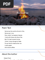 Fire and Ice by Robert Frost | PDF