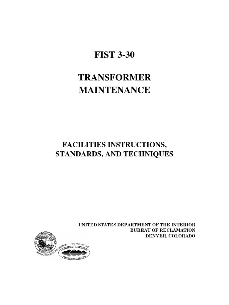 Transformer Maintenance | PDF