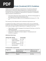 VUT 2025 Undergraduate Admission Requirements | PDF | Educational ...