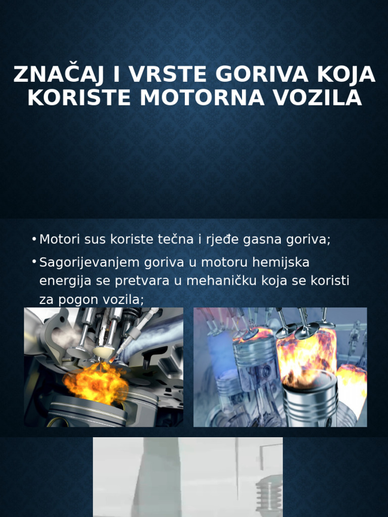 Značaj I Vrste Goriva Koja Koriste Motorna Vozila | PDF