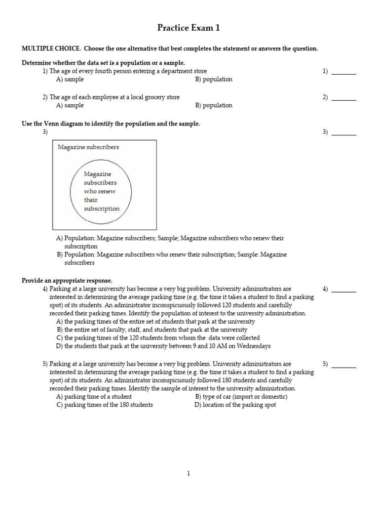 Practice Test | PDF | Standard Score | Mode (Statistics)