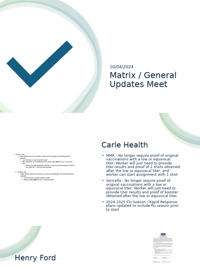 Healthcare Staffing Updates | PDF