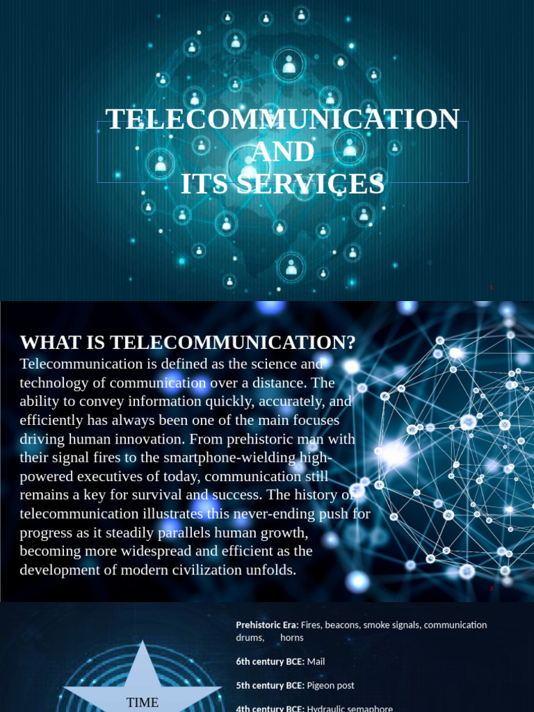 Telecommunication AND Its Services | PDF | Telephone | Telecommunications